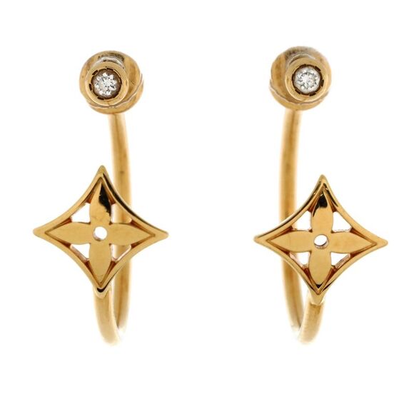 Louis Vuitton | Jewelry | Louis Vuitton Idylle Blossom Hoop Earrings 8k ...